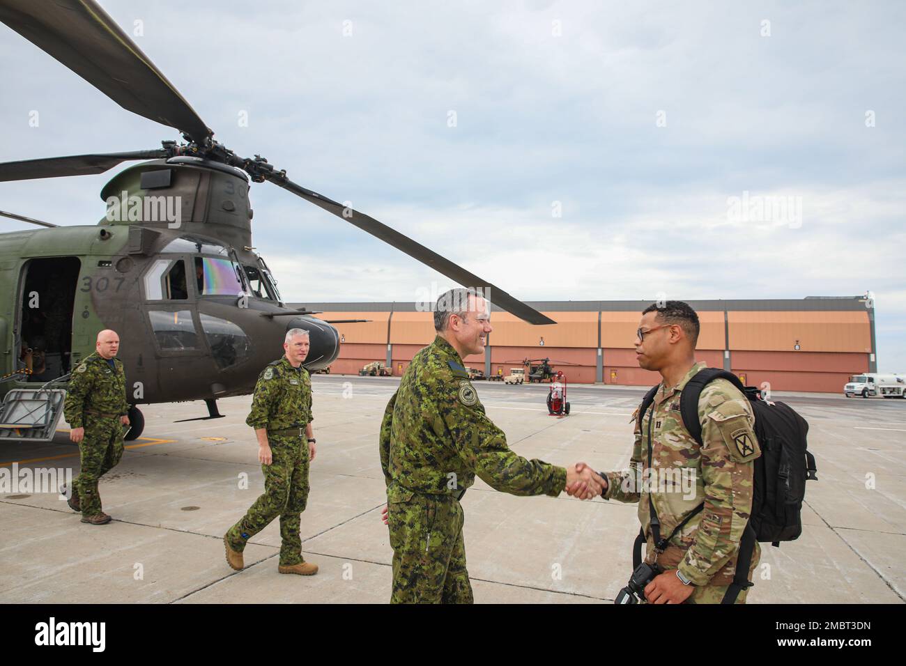 U.S. Army Col. Travis McIntosh, 10th CAB Commander, and Falcon Soldiers ...