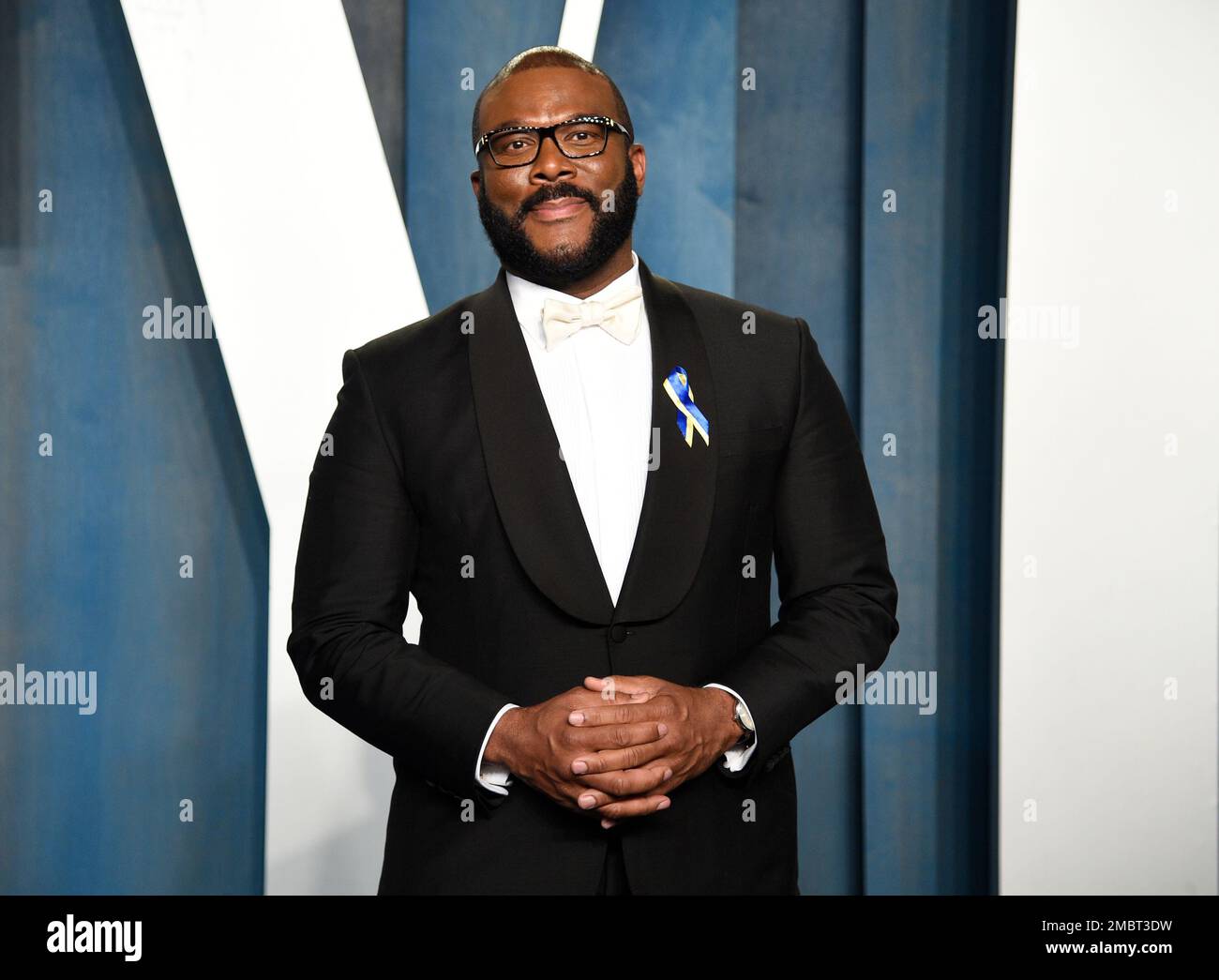 Tyler Perry arrives at the Vanity Fair Oscar Party on Sunday, March 27 ...