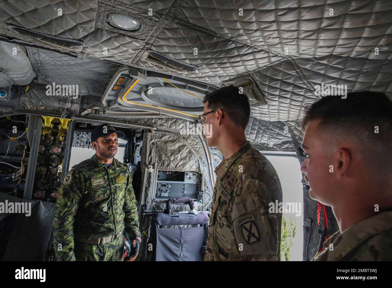 U.S. Army Col. Travis McIntosh, 10th CAB Commander, and Falcon Soldiers ...