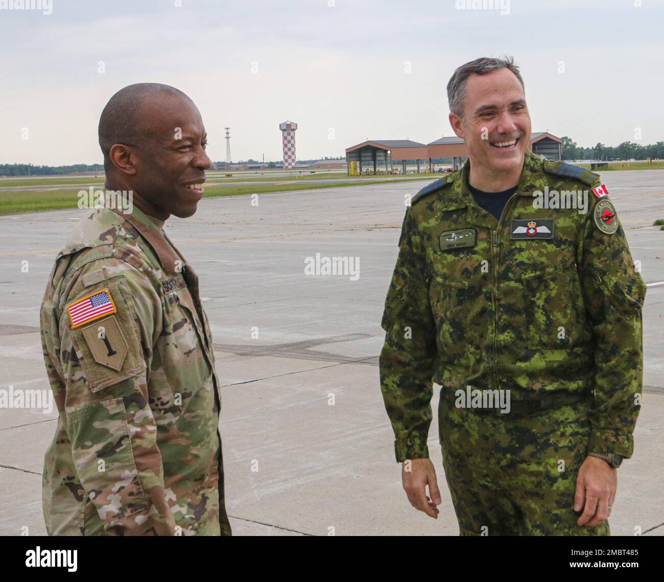 U.S. Army Col. Travis McIntosh, 10th CAB Commander, and Falcon Soldiers ...