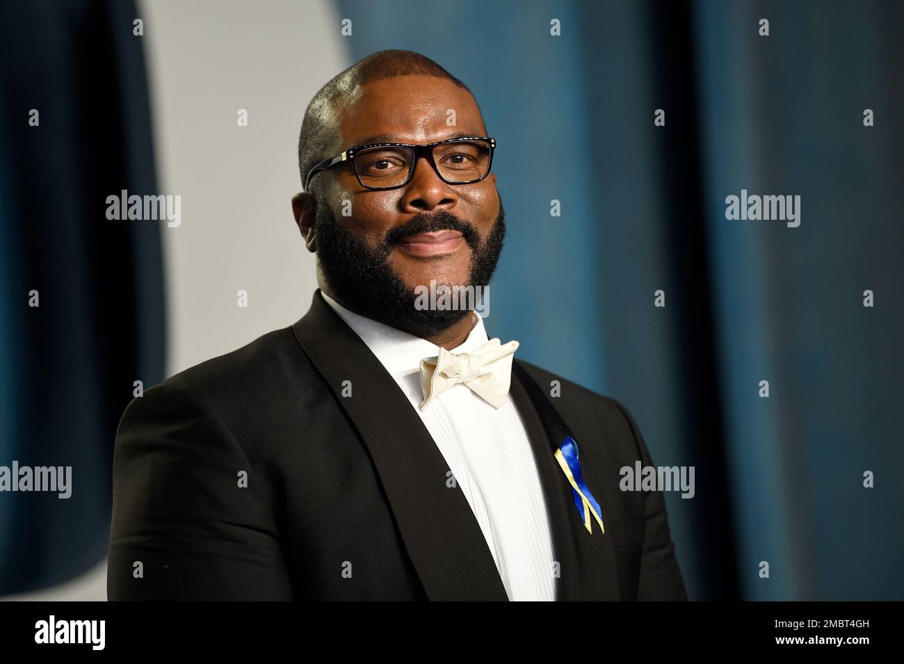 Tyler Perry arrives at the Vanity Fair Oscar Party on Sunday, March 27 ...