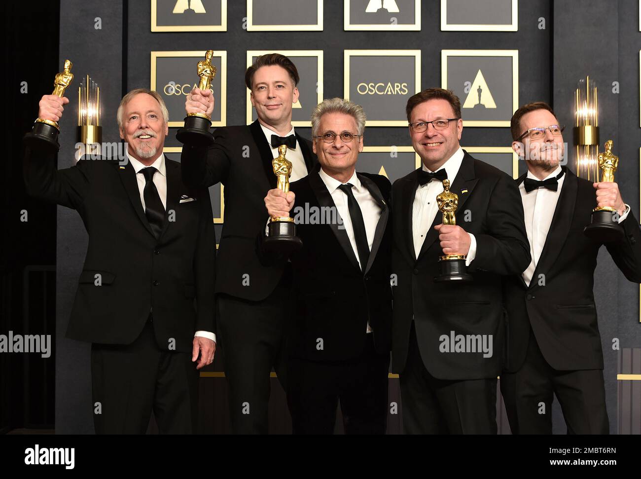 Doug Hemphill, from left, Theo Green, Mark Mangini, Ron Bartlett, and ...
