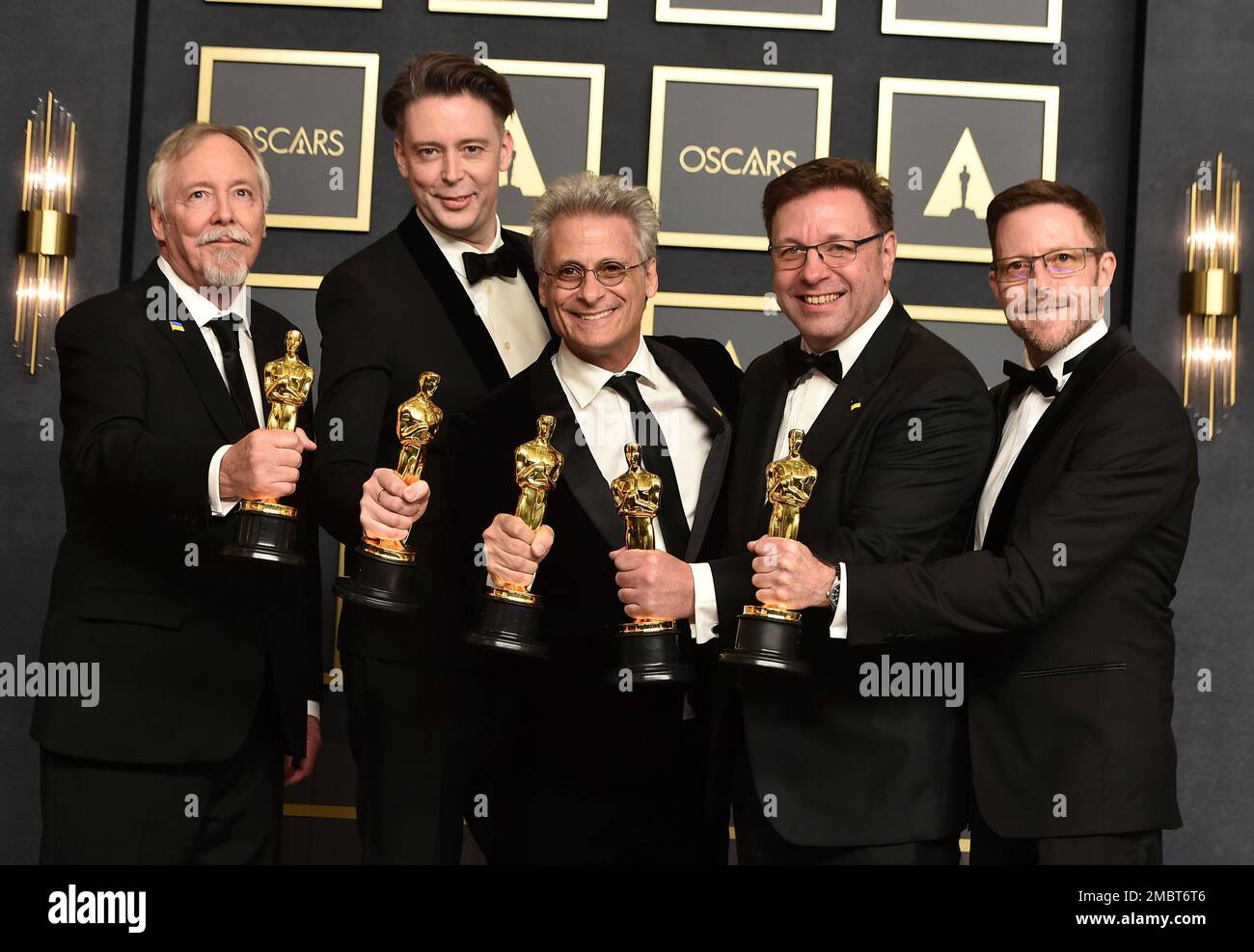 Doug Hemphill, from left, Theo Green, Mark Mangini, Ron Bartlett, and ...