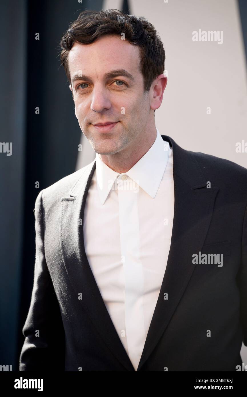 B.J. Novak arrives at the Vanity Fair Oscar Party on Sunday, March 27 ...