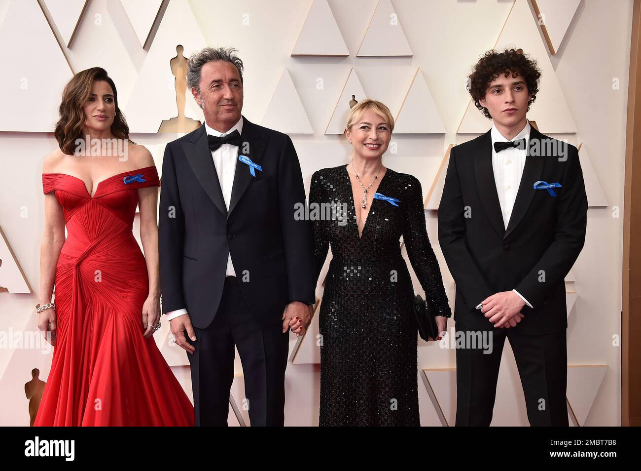 Luisa Ranieri, from left, Paolo Sorrentino, Daniela D'Antonio, and ...