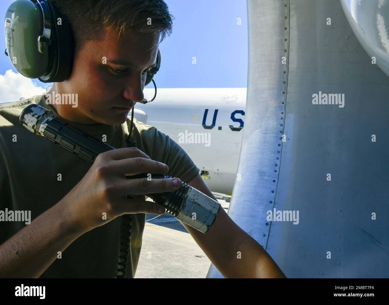 U.S. Air Force Airman 1st Class Trevor Fisher, 718th Aircraft ...