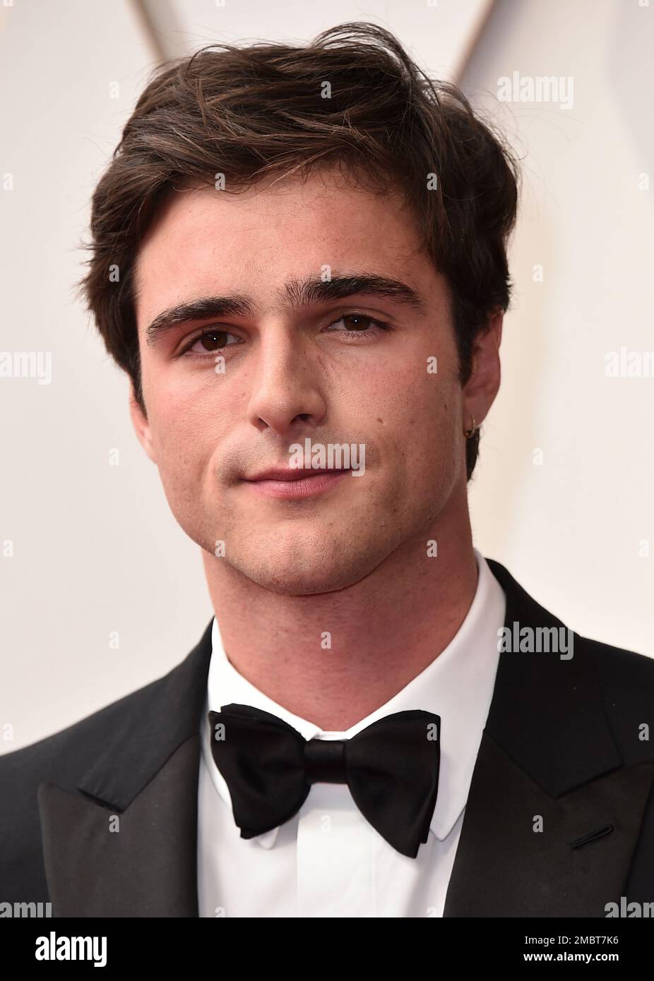 Jacob Elordi arrives at the Oscars on Sunday, March 27, 2022, at the ...