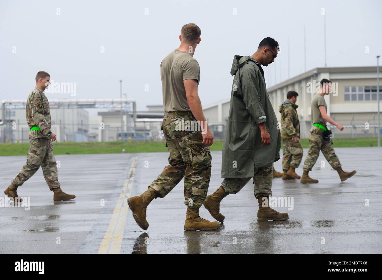 U.S. Airmen assigned to the 356th Expeditionary Fighter Squadron, 354th ...