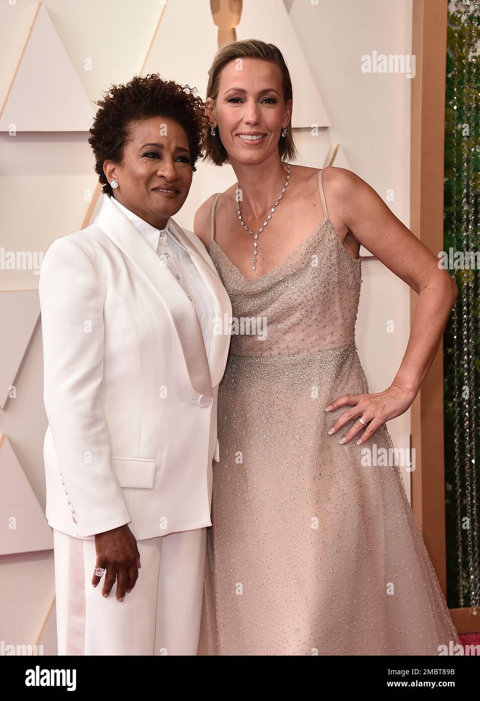 Wanda Sykes, left, and Alex Sykes arrive at the Oscars on Sunday, March ...
