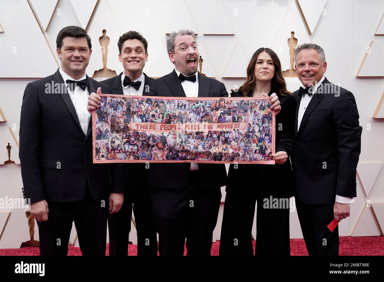 Christopher Miller, from left, Phil Lord, Mike Rianda, Abbi Jacobson ...