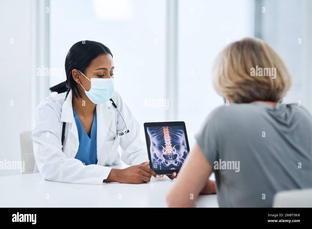 First quality patient care from diagnosis to prognosis. a young doctor ...