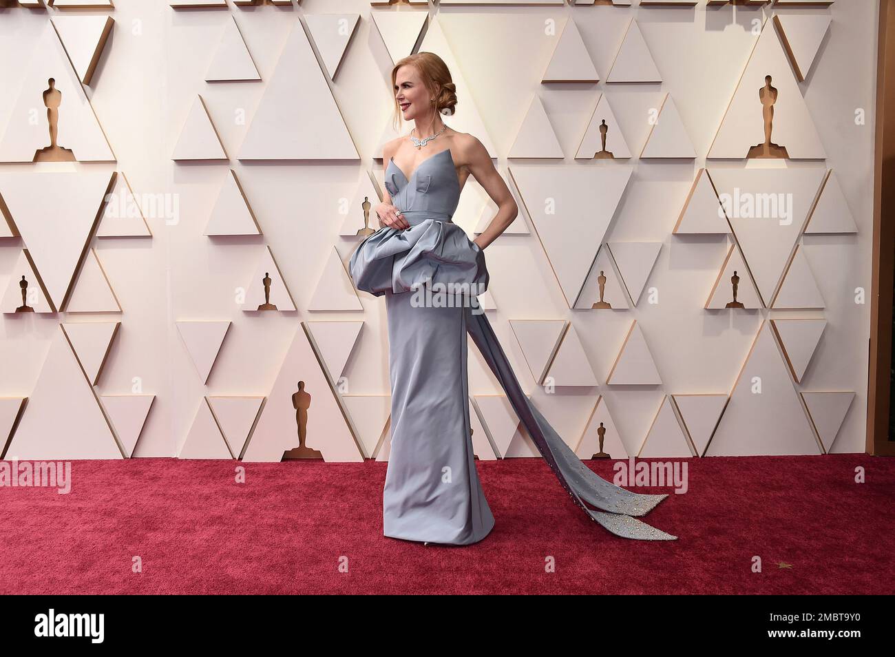 Nicole Kidman arrives at the Oscars on Sunday, March 27, 2022, at the ...