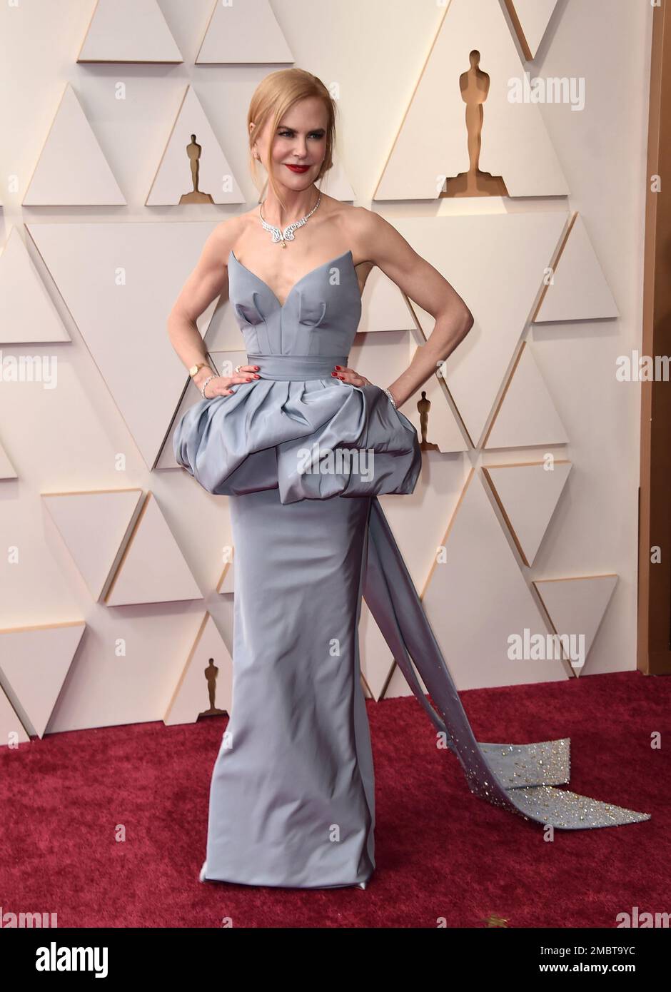 Nicole Kidman arrives at the Oscars on Sunday, March 27, 2022, at the ...
