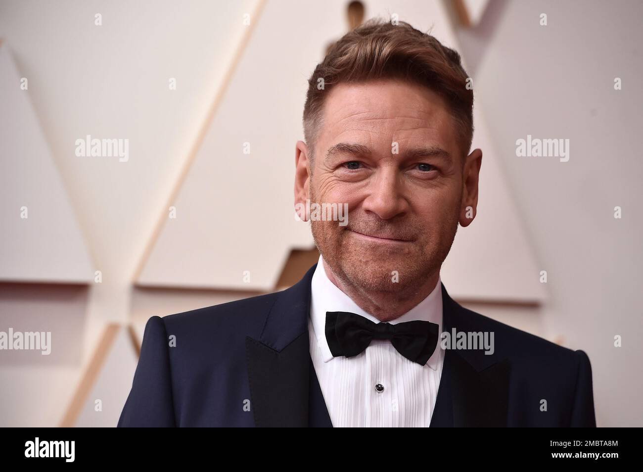 Kenneth Branagh arrives at the Oscars on Sunday, March 27, 2022, at the ...