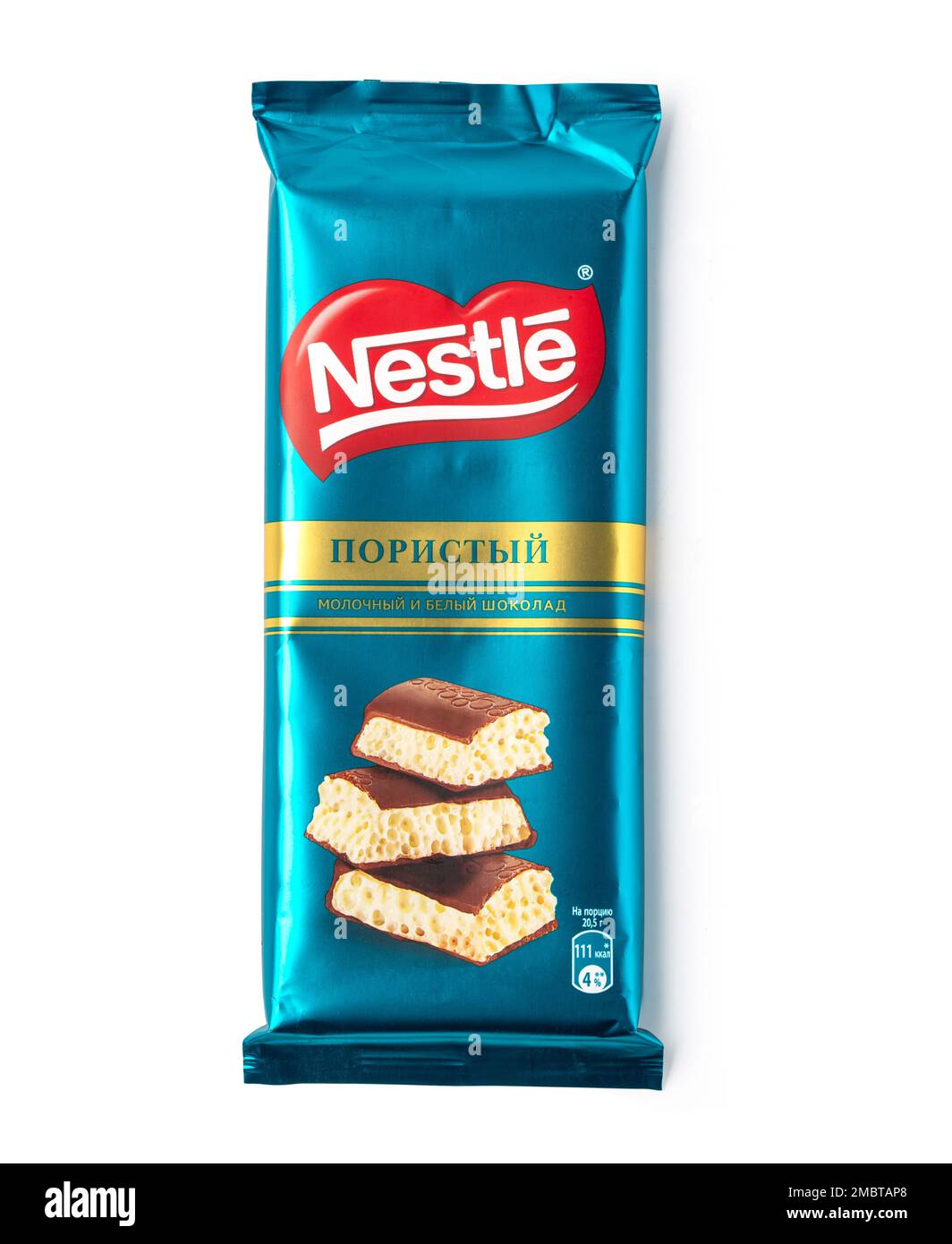 Chisinau, Moldova - Mai 03. 2020: Chocolate Nestle isolated on white ...