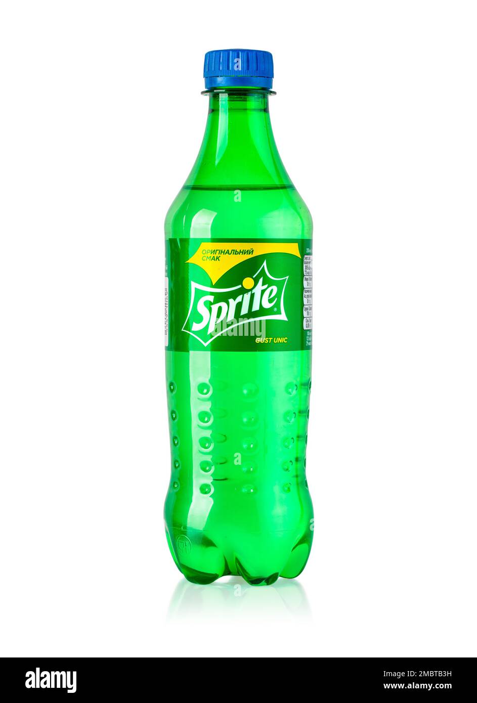 CHISINAU, MOLDOVA - April - 26,2020: Sprite plastic bottle on white ...