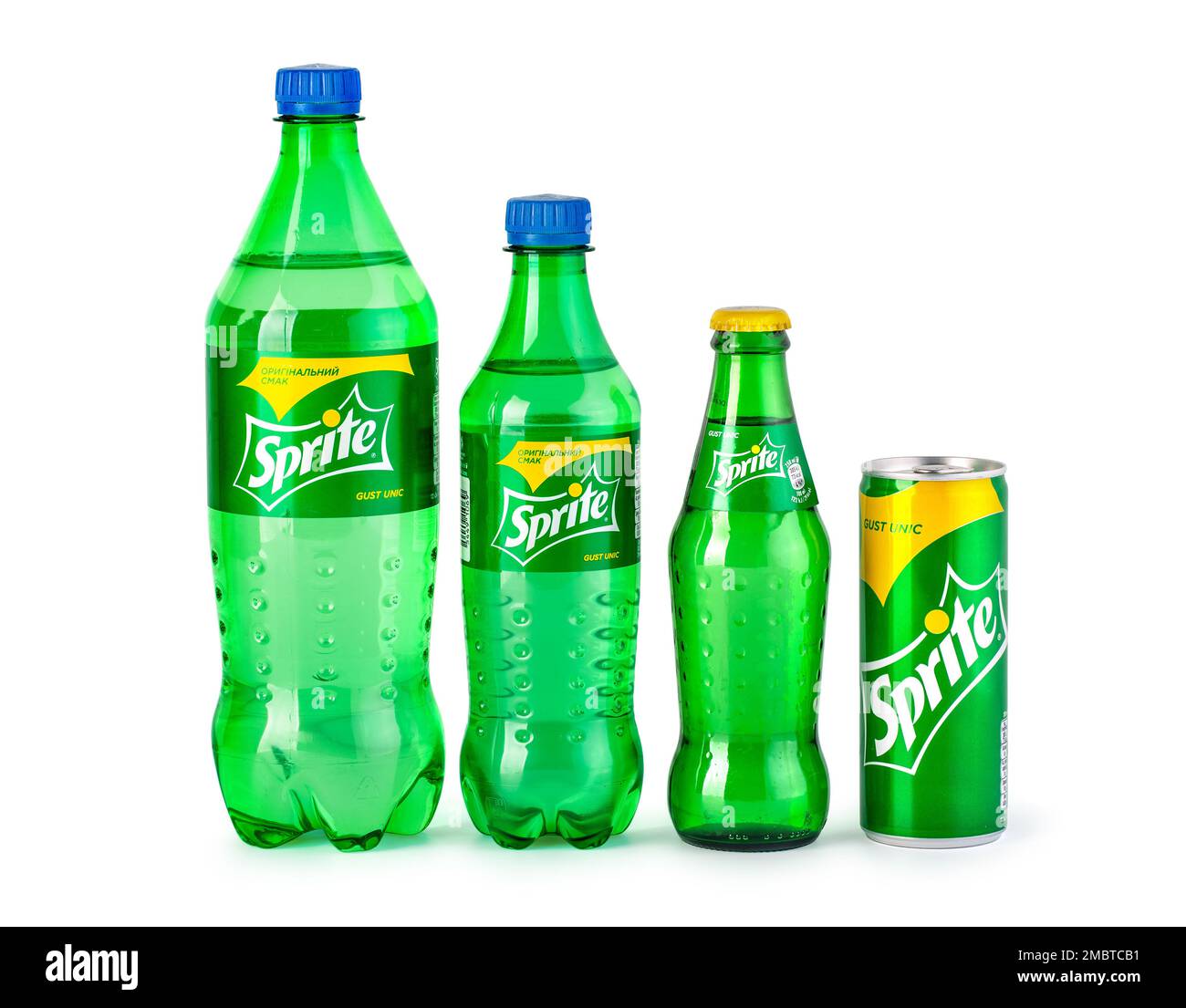 CHISINAU, MOLDOVA - April - 26,2020: Sprite plastic bottle on white ...