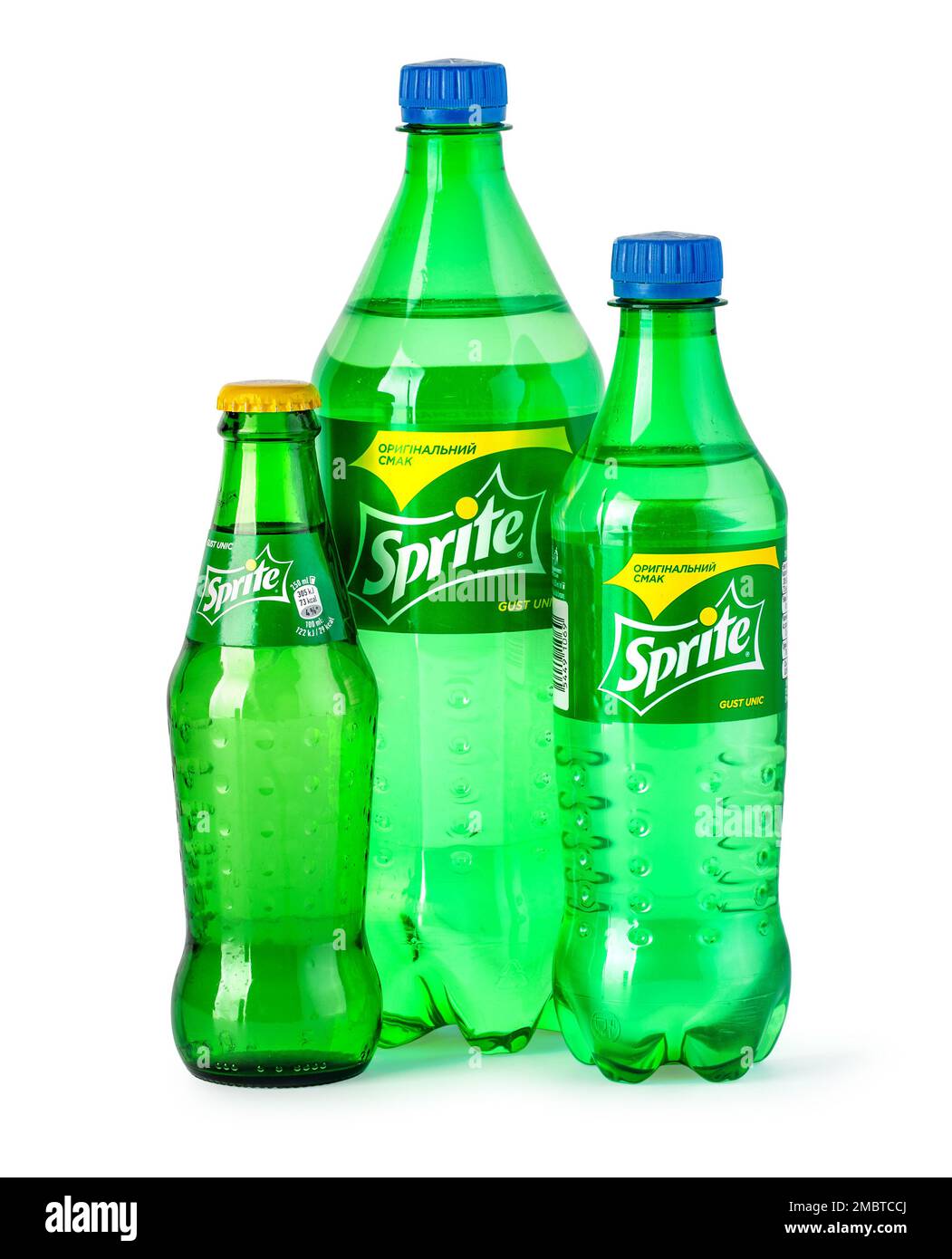 CHISINAU, MOLDOVA - April - 26,2020: Sprite plastic bottle on white ...