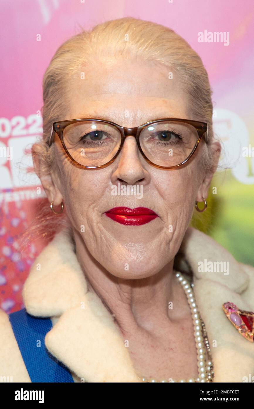 Scarlett Cannon poses for photographers upon arrival at the screening ...