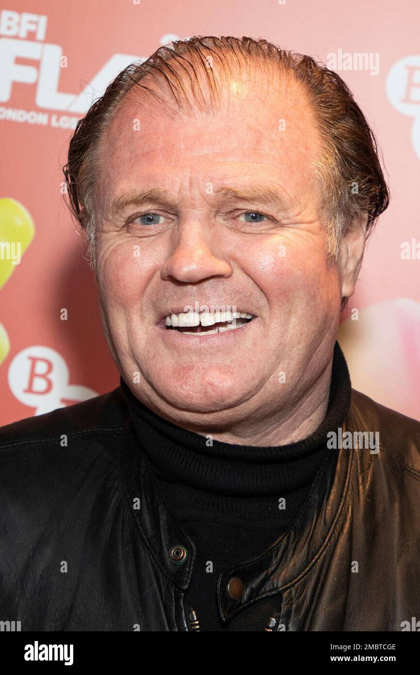 Rusty Egan poses for photographers upon arrival at the screening of the ...