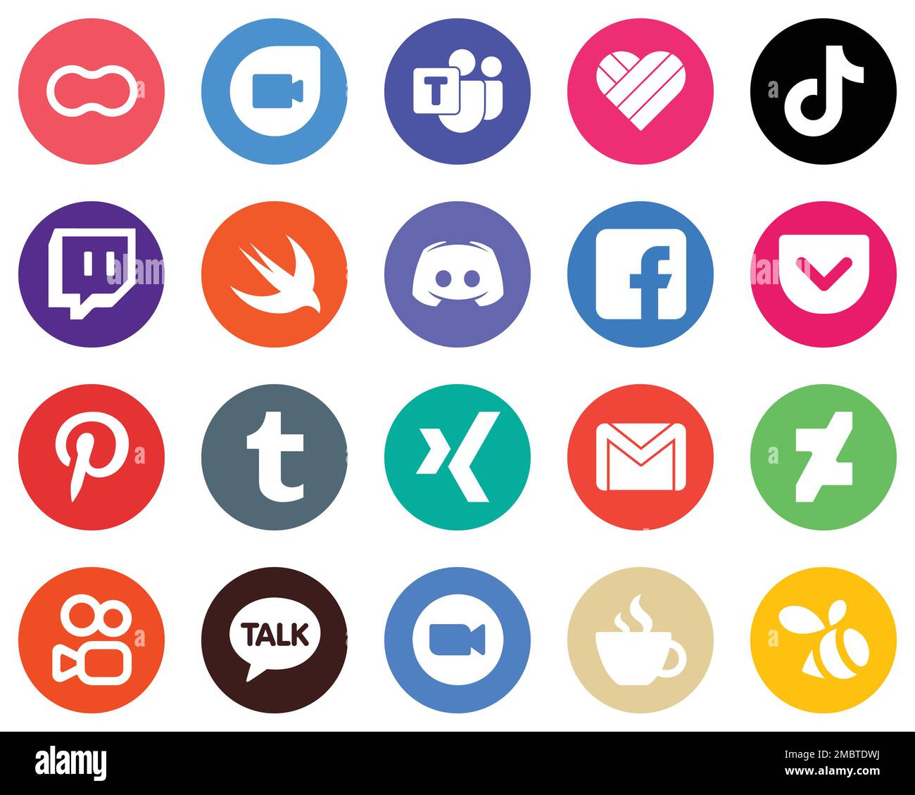 Discord white logo Stock Vector Images - Alamy