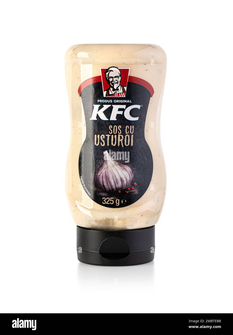 Chisinau, Moldova Noembrie 29, 2020: KFC brand for garlic sauce in ...
