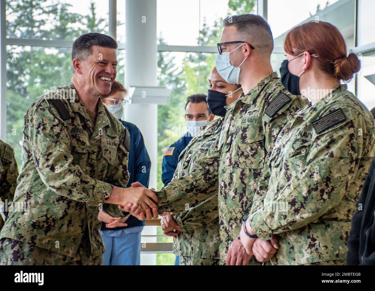 Sendoff with a smile...Capt. Jeffrey Feinberg departs as executive ...