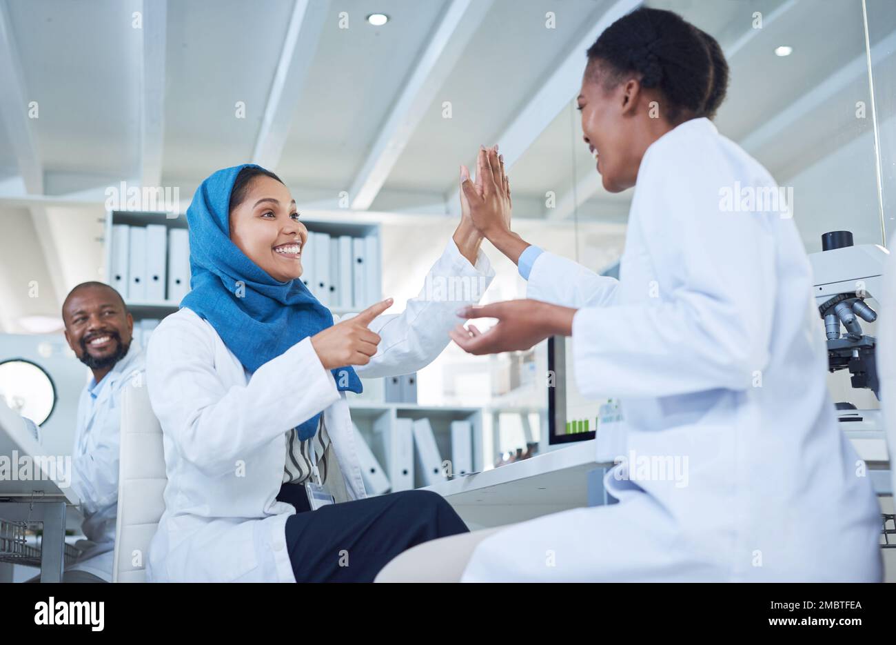 Theyre proof that nothing is ever impossible. two scientists giving ...