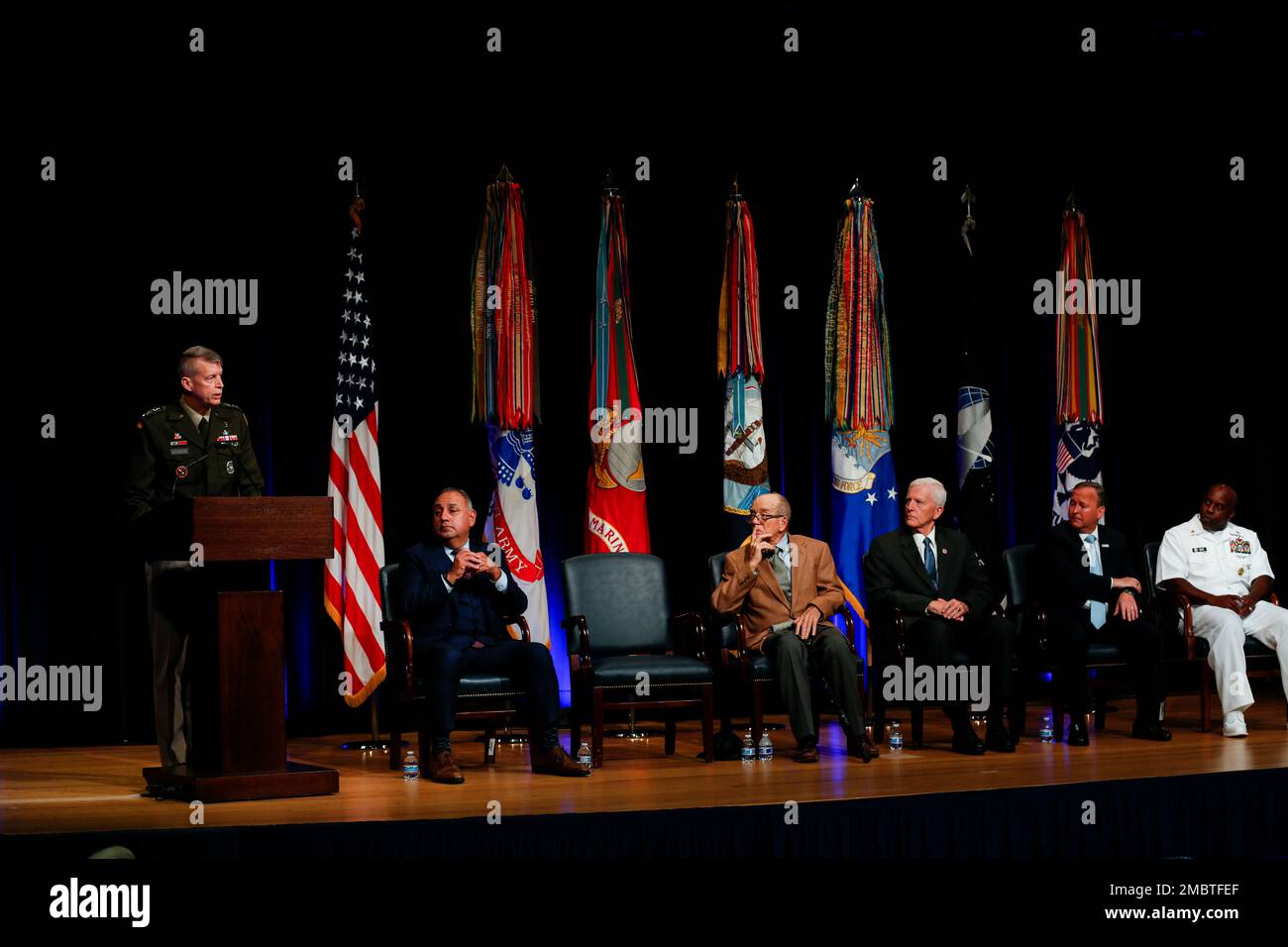Army Gen. Daniel Hokanson, chief, National Guard Bureau, delivers ...