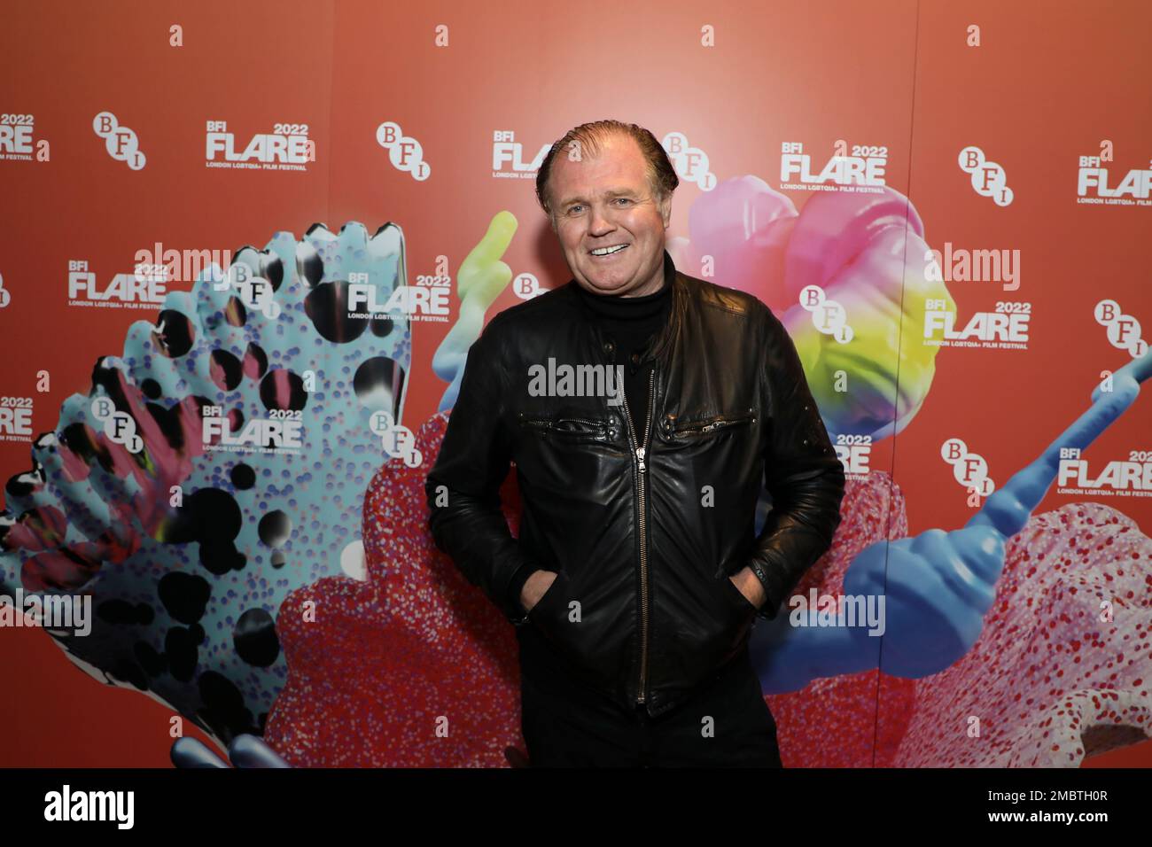 Rusty Egan poses for photographers upon arrival at the screening of the ...