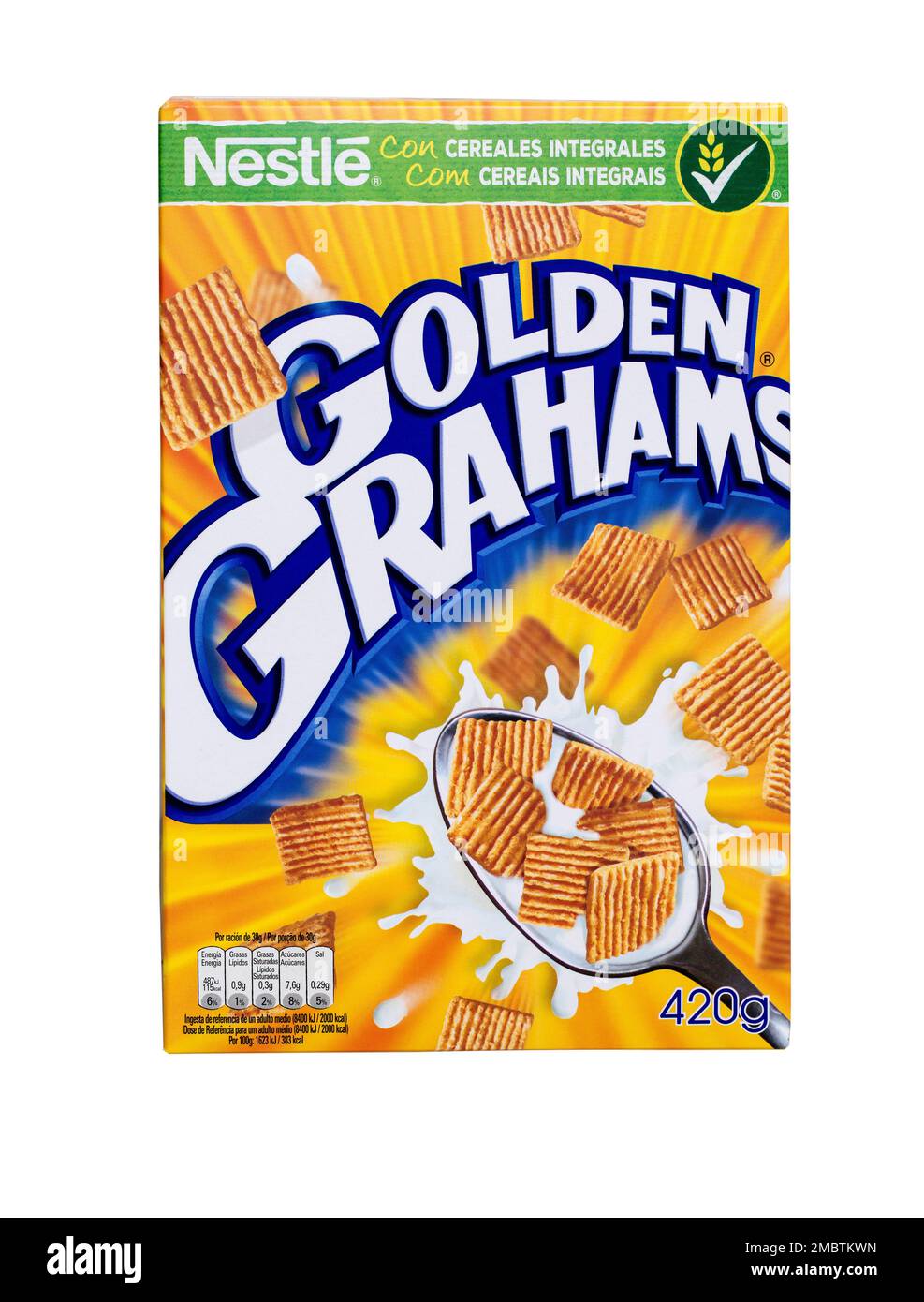 Chisinau, Moldova 06 May 2016: Box of Golden Grahams wheat cereal ...