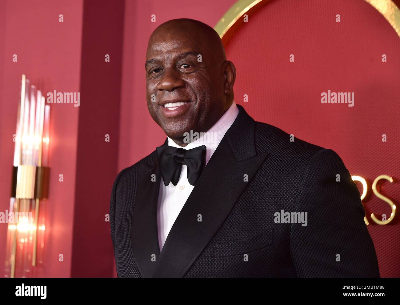 Earvin Magic Johnson arrives at the Governors Awards on Friday, March ...