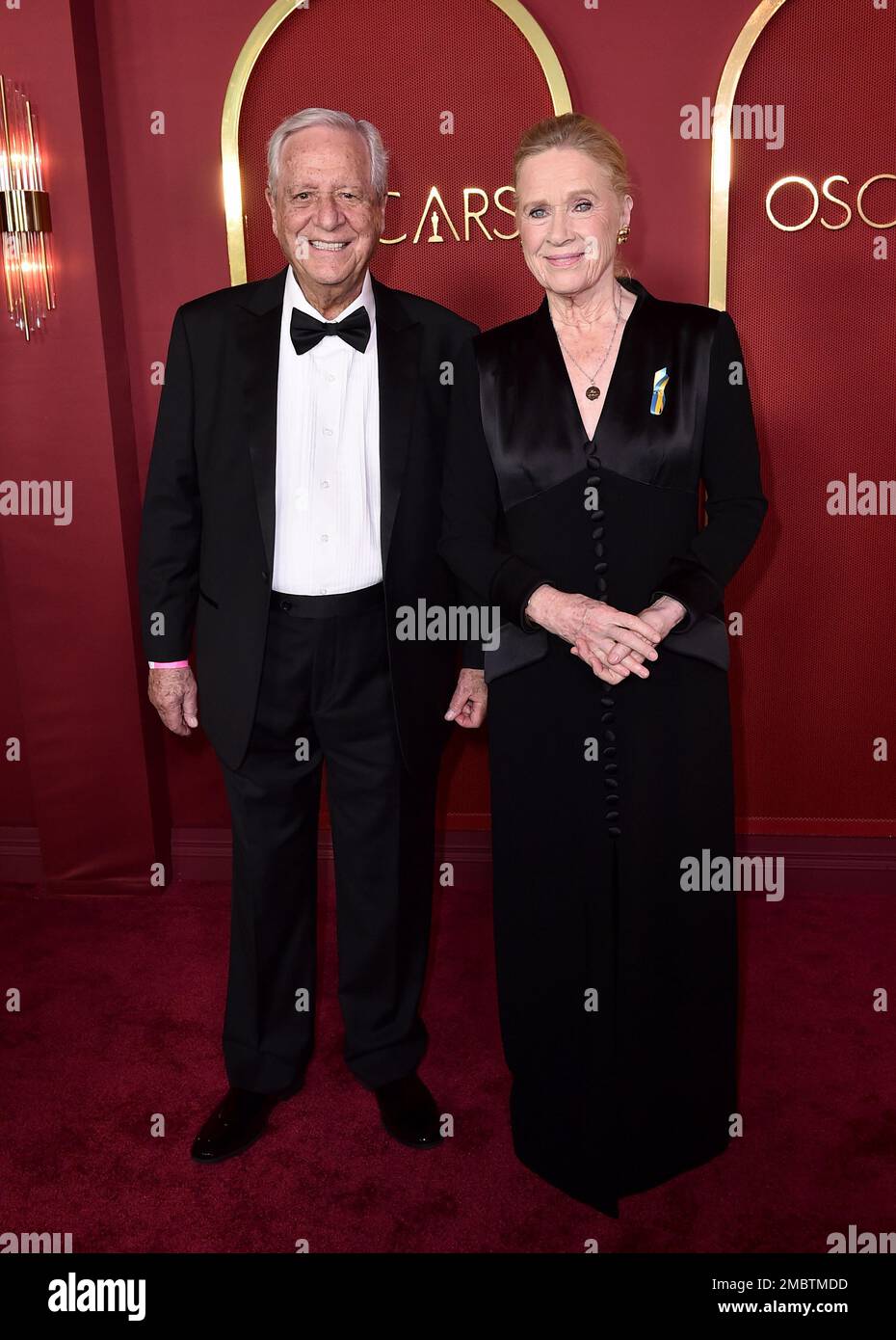 Liv Ullmann, right, and Donald Saunders arrive at the Governors Awards ...