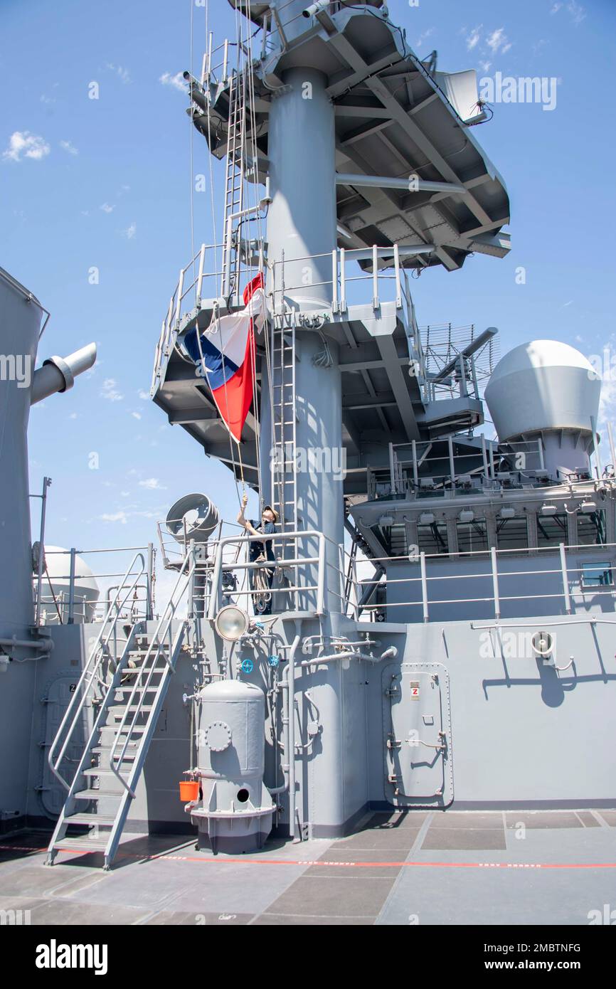 SAN DIEGO (June 21, 2022) Quartermaster Seaman Apprentice Jacklyn Lopez ...