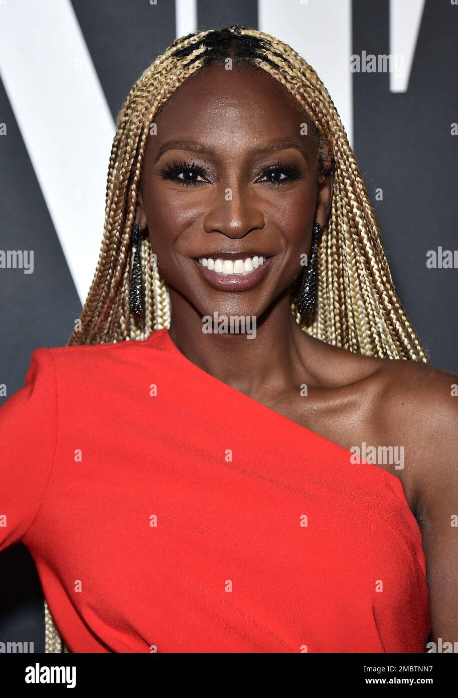 Angelica Ross arrives at the Vanity Fair Future of Hollywood event ...