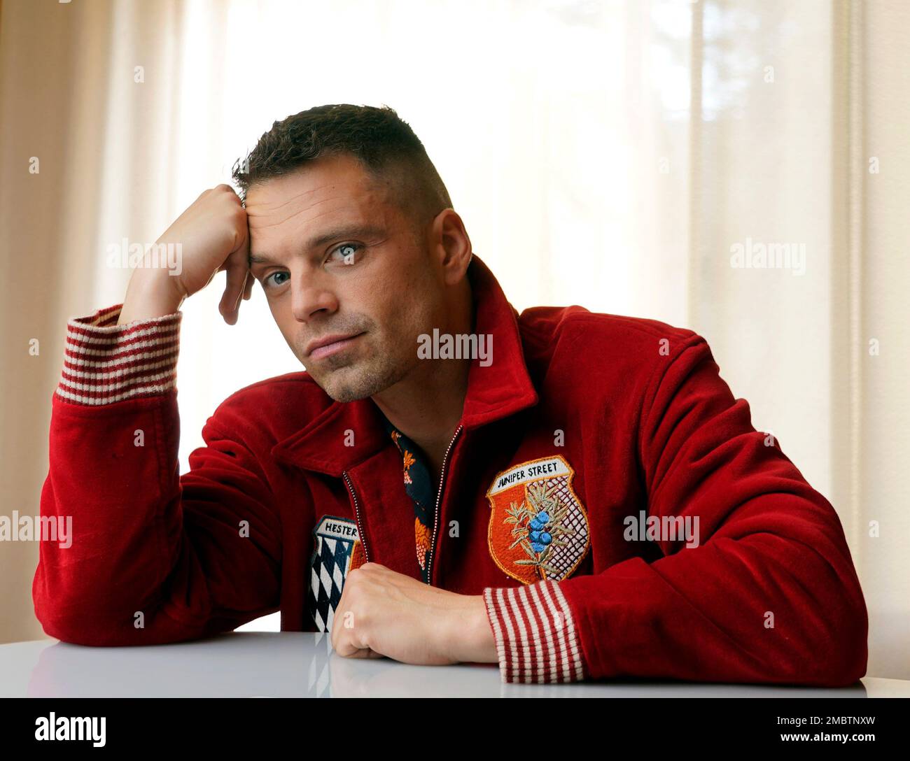 Actor Sebastian Stan poses for a portrait, Wednesday, March 3, 2022, at ...