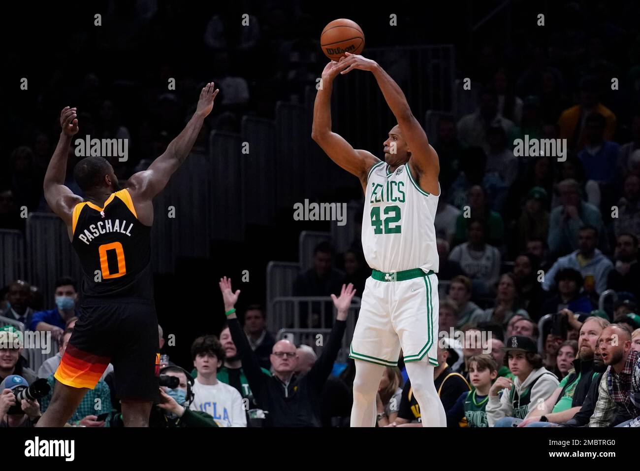 Boston Celtics center Al Horford (42) during an NBA basketball game ...