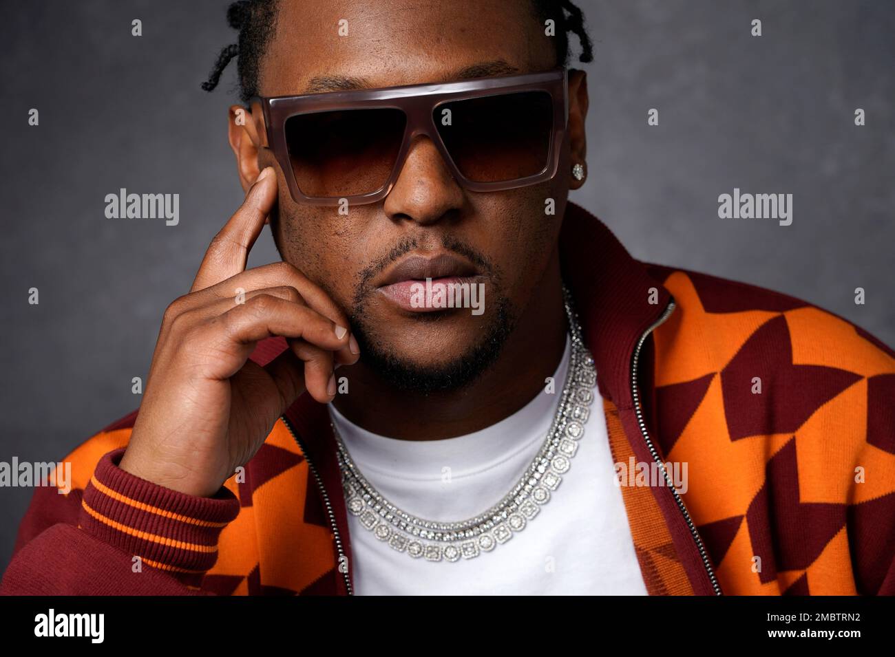 Record producer and recording artist Hit-Boy poses for a portrait ...