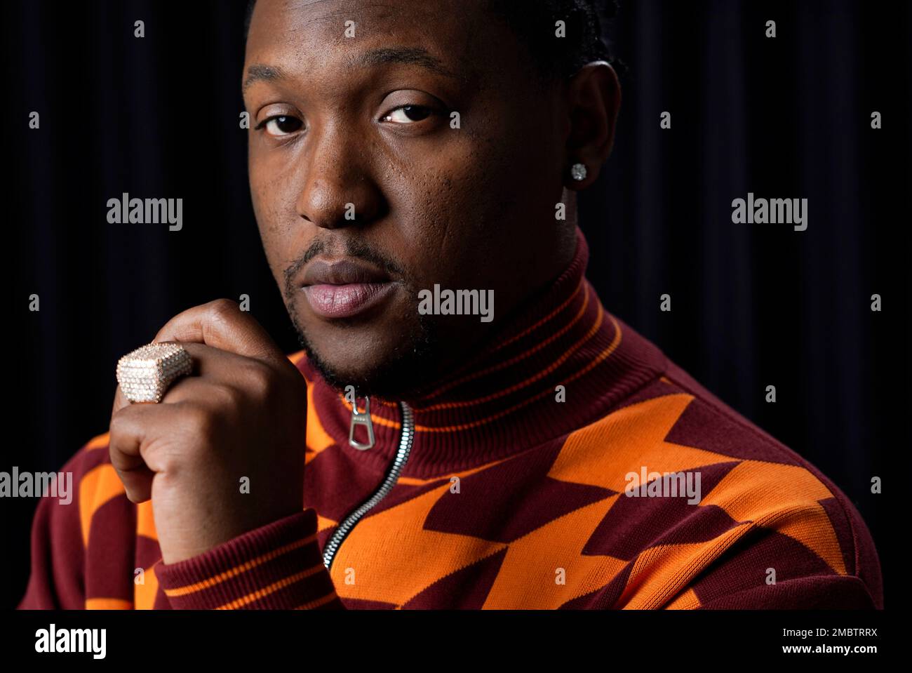 Record producer and recording artist Hit-Boy poses for a portrait ...