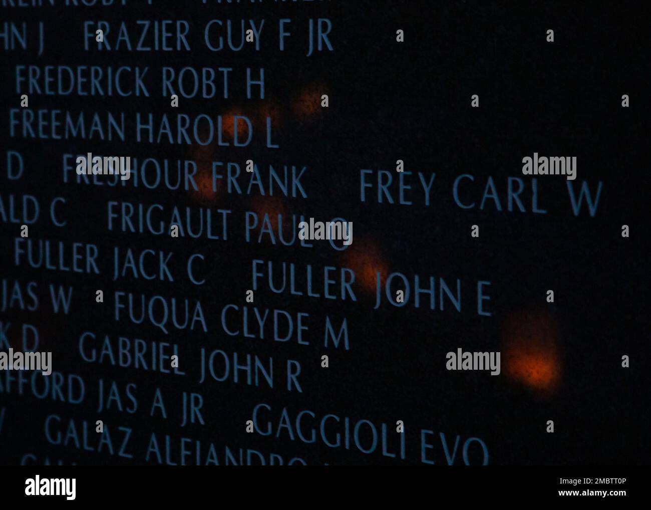 ITOMAN, Japan (June 22, 2022) Candles illuminate the names of U.S ...