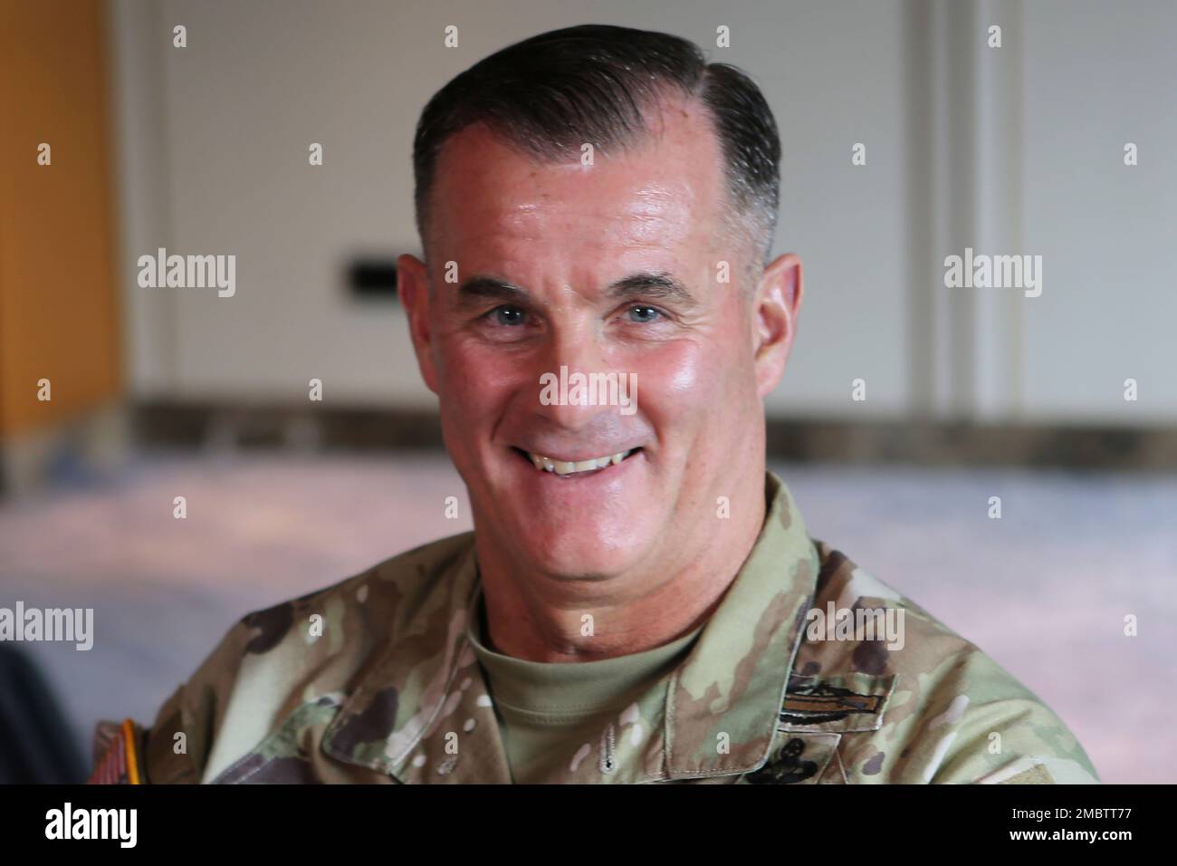 U.S. Army Pacific commander Gen. Charles Flynn poses for a photograph ...