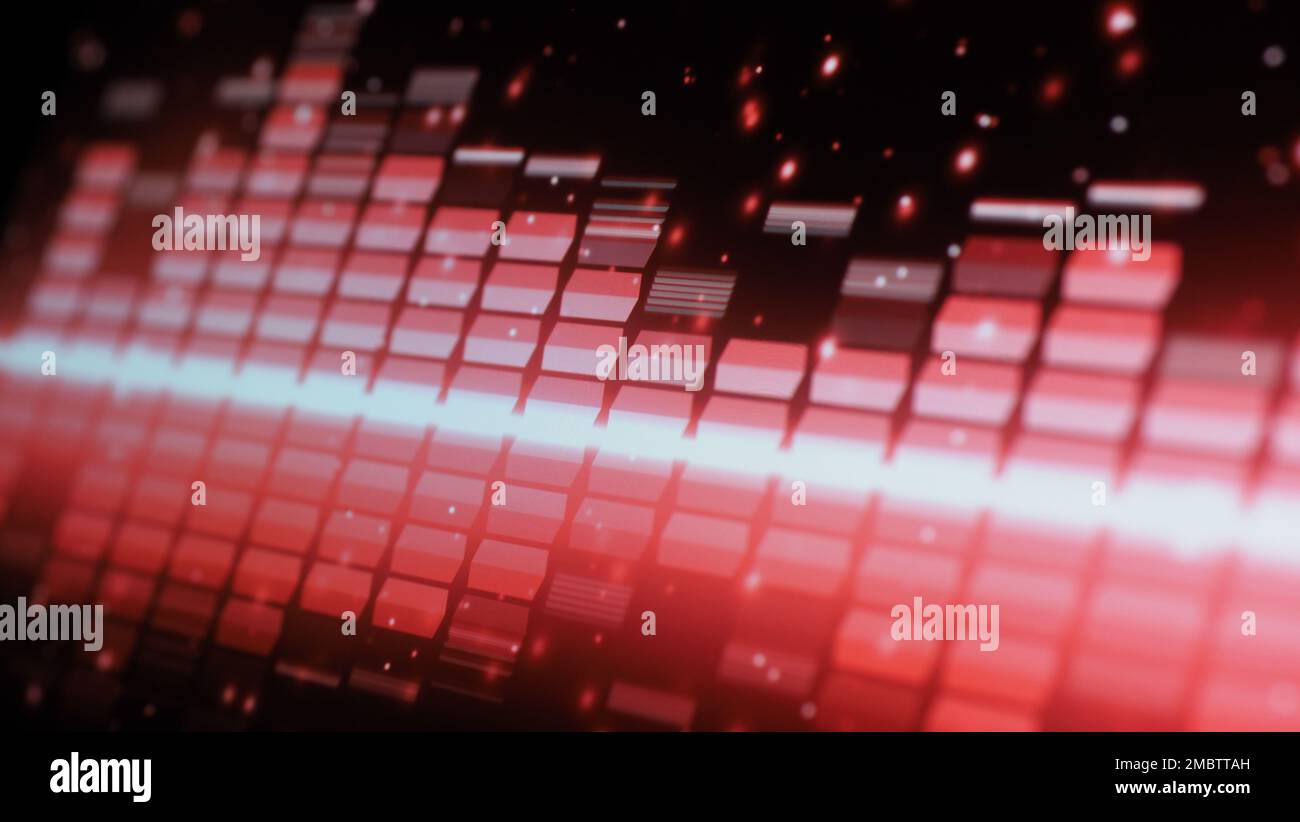 Sound equalizer. Wave pattern of music sounds element on monitor screen ...