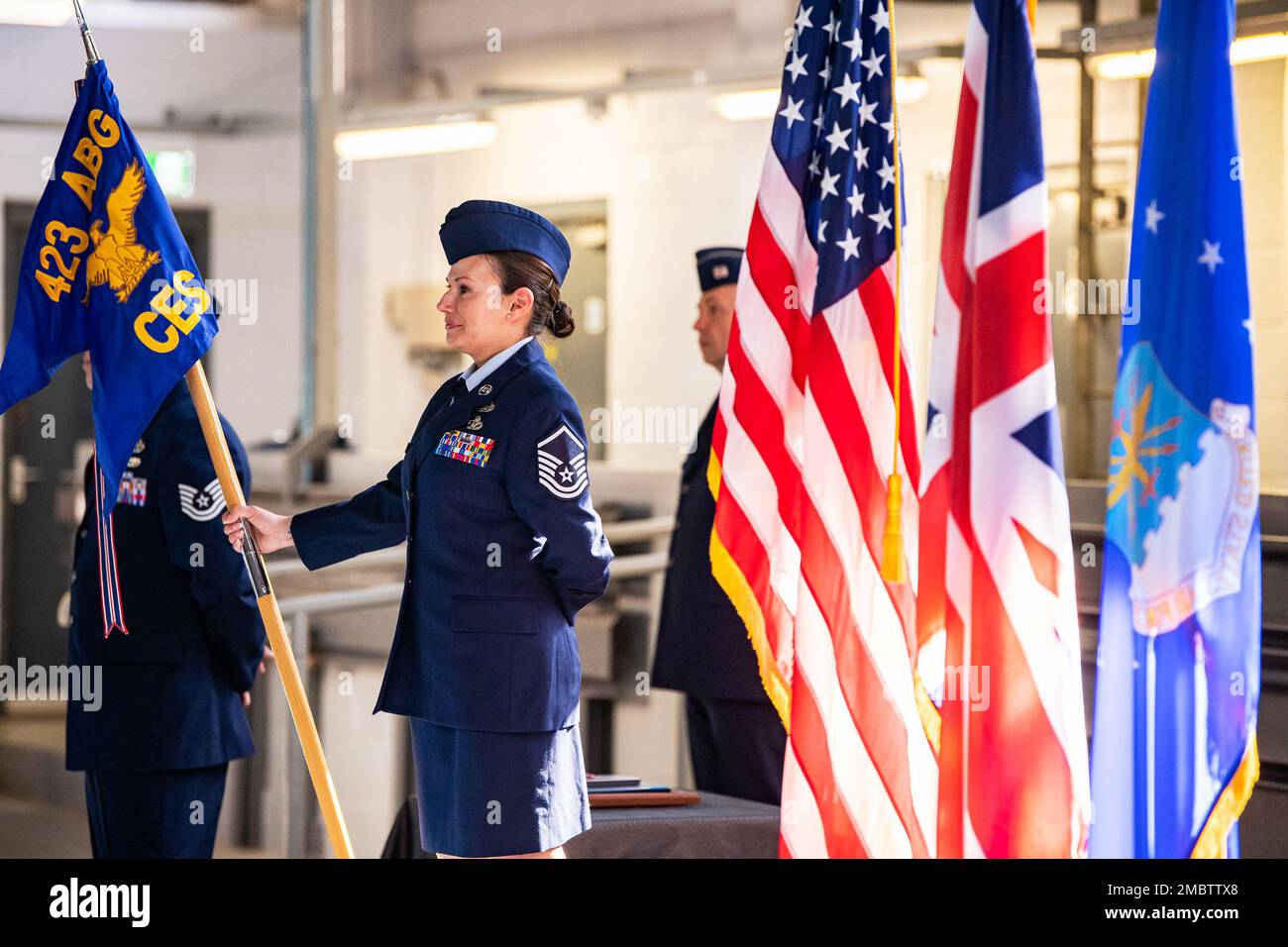 U.S. Air Force Master Sgt. Terri Adams, 423d Civil Engineer Squadron ...