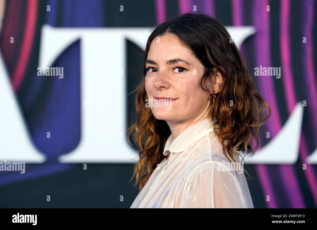 Jamie Neumann poses at the season three premiere of the FX series ...