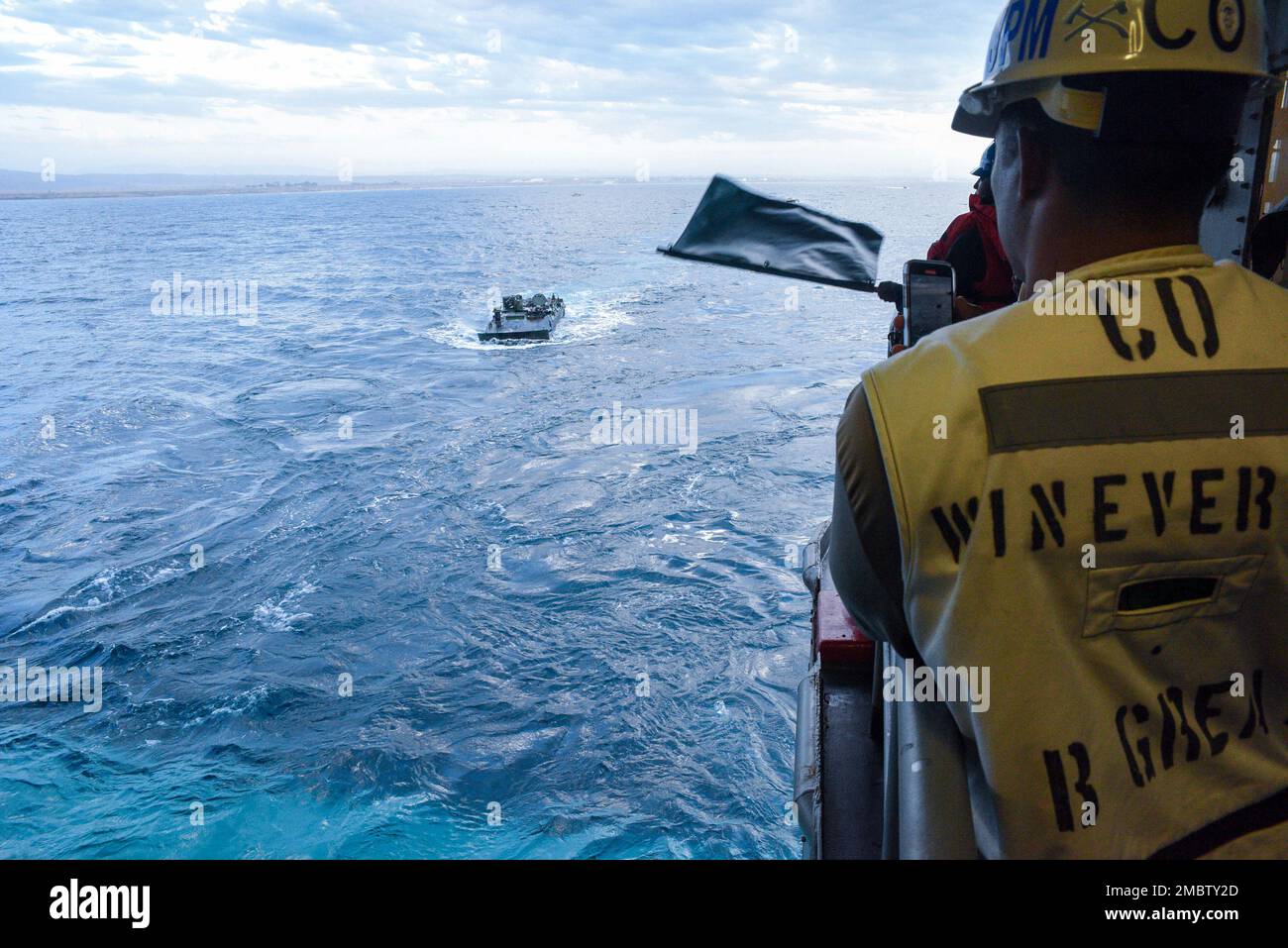 PACIFIC OCEAN (June 22, 2022) Capt. Gervy Alota, commanding officer of ...