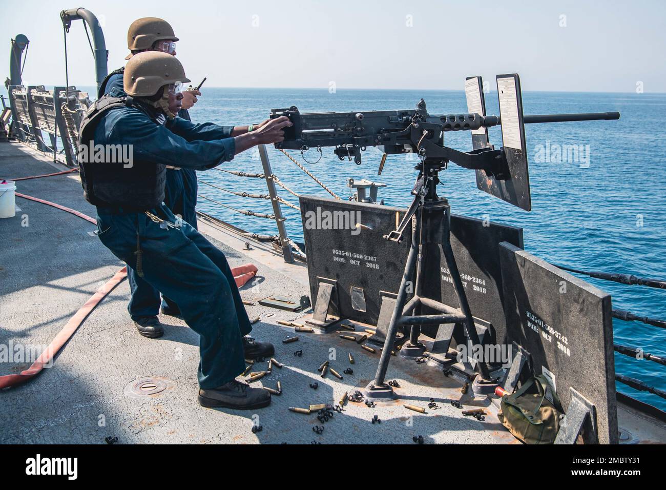 220622-N-TT059-1158 ARABIAN GULF (June 22, 2022) Gunner's Mate 3rd ...