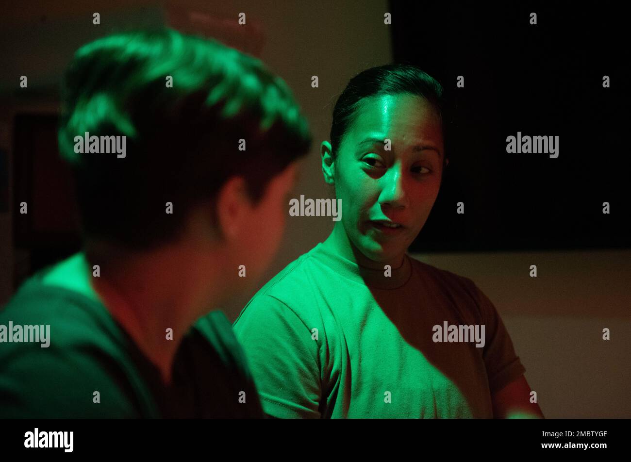 U.S. Air Force Tech. Sgt. Andrea Miles, 23rdMedical Group, ambulance ...