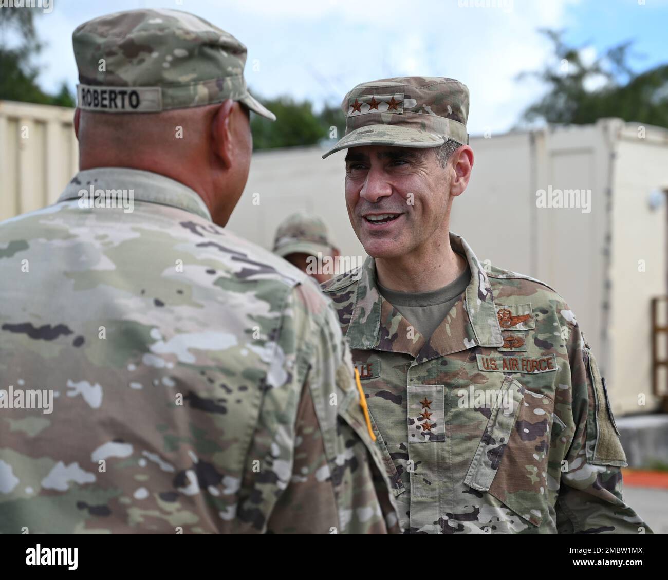 U.S. Air Force Lt. Gen. Marc Sasseville, vice chief of the National ...