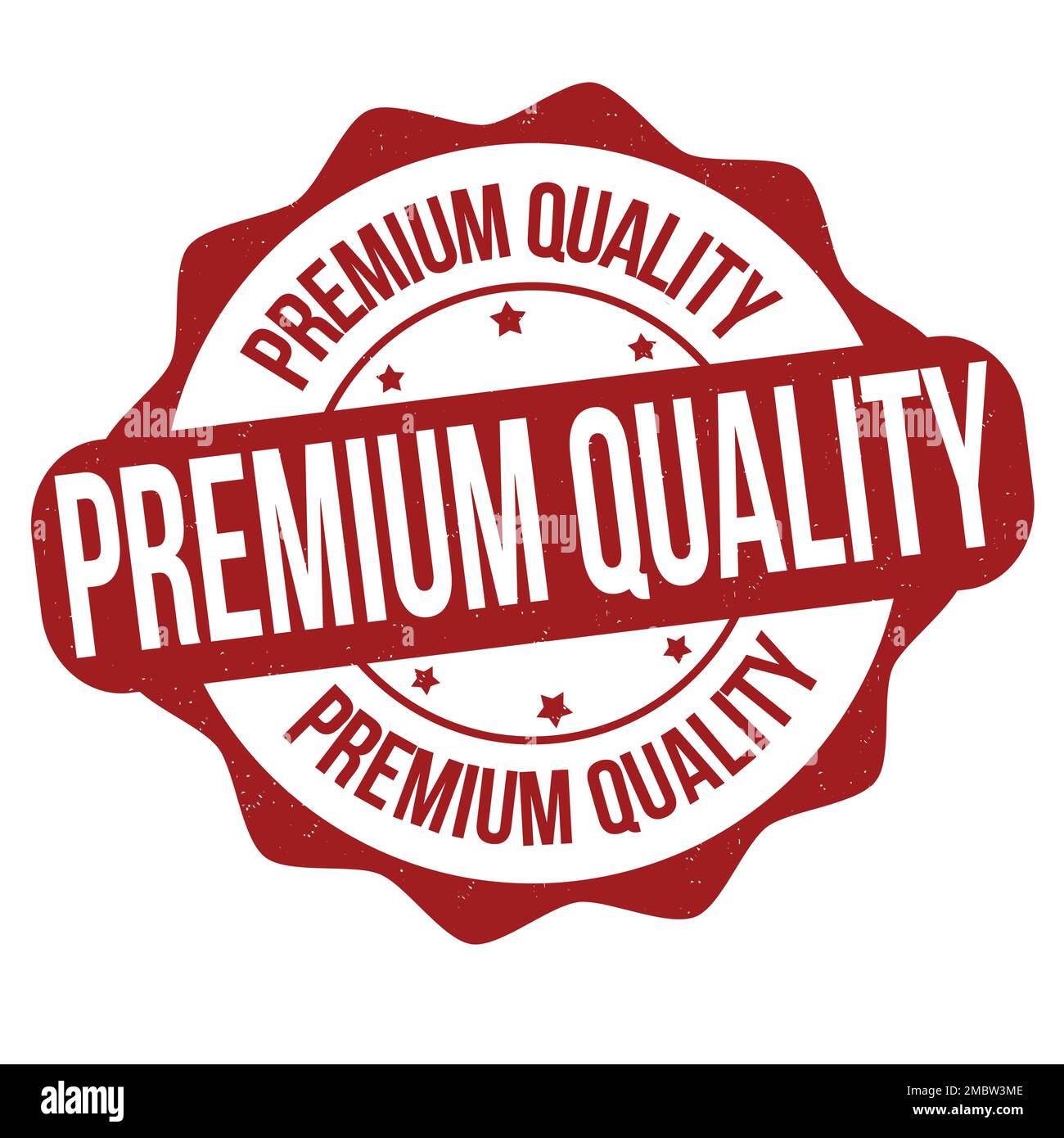Premium quality label or stamp on white background, vector illustration ...
