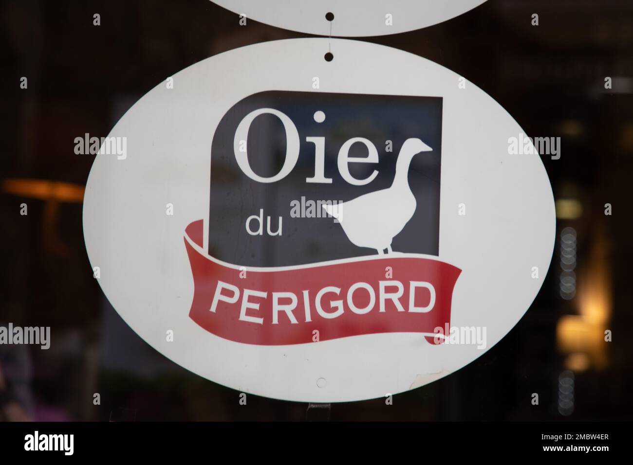Périgueux , Aquitaine France - 01 07 2023 : oie du perigord logo brand ...